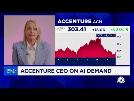 Accenture CEO: A lot of our sales now are driven by getting ready for ...
