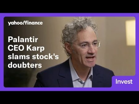 Palantir CEO Alex Karp talks AI and slams those who doubt his company's ...