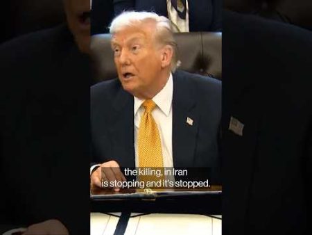Trump says the executions have stopped in Iran 🇮🇷 #politics ...